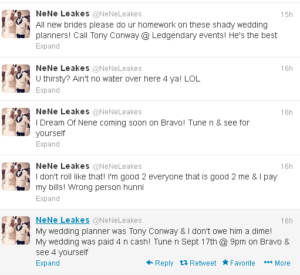 NeNe Leakes Fires Back at Wedding Planner Over Lawsuit