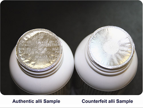 Tampered Bottles of Alli Found Across US