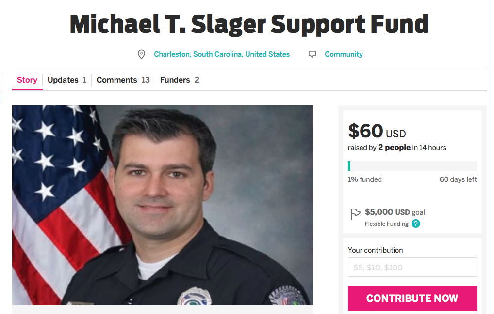 Fundraising Campaign for Michael Slager, Cop Charged with Murder, Shows ...
