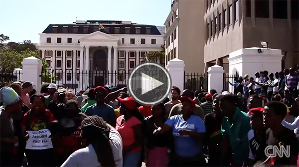 Dramatic Scene Unfolds as Students Storm South African Parliament ...