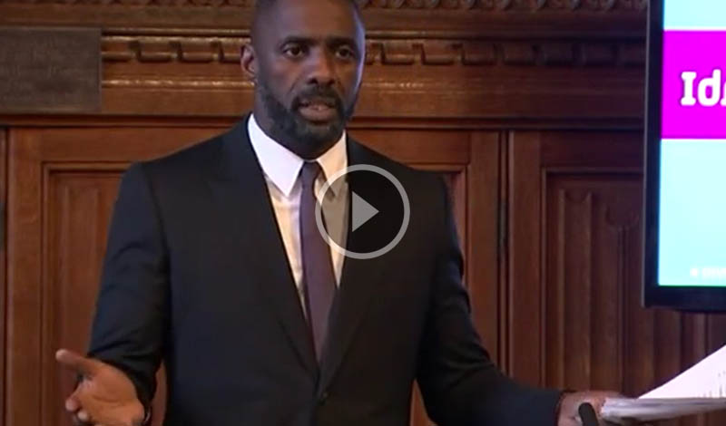 Idris Elba Delivers Speech to UK Parliament on Lack of Opportunities ...