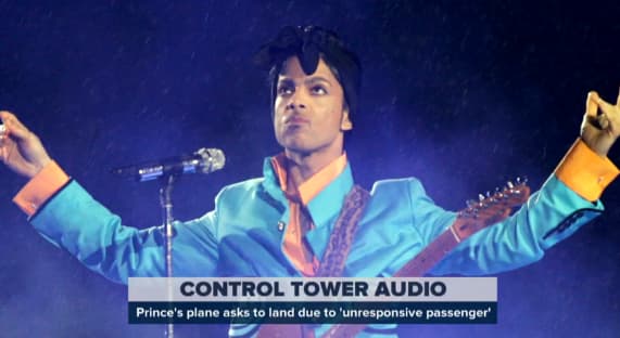 Newly Released Audio from Prince's Plane Reveals Singer's Distress ...