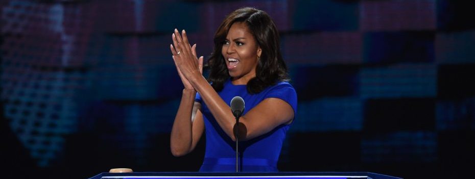 Michelle Obama Delivers Stunning Speech at DNC, Publicly Endorses ...