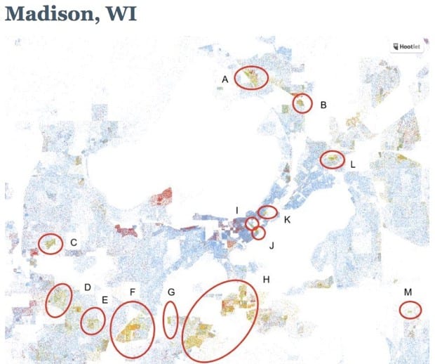 Racial Dot Map Shows Over Half of Wisconsin's Black Neighborhoods Are ...