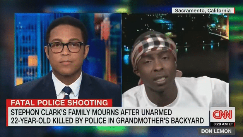Stephon Clark's Brother Stevante Doesn't Hold Back, Don Lemon Ends ...