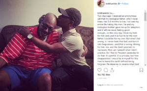 Kirk Franklin Forgives Biological Father After Learning He Has Months ...
