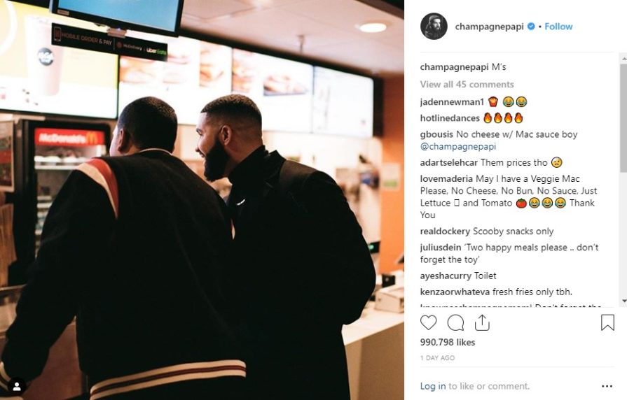 Man Who Took a Photo Of Drake Giving Money To McDonald's Workers Called ...