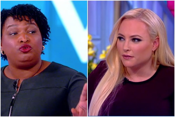 Stacey Abrams Effortlessly Gathers Both Meghan McCain and Abby Huntsman ...