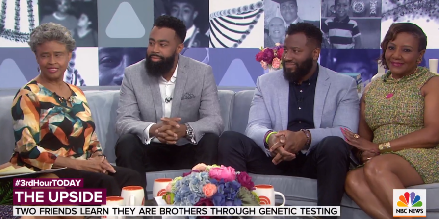 'It's Pretty Amazing to Me': Longtime Friends Learn They're Half ...