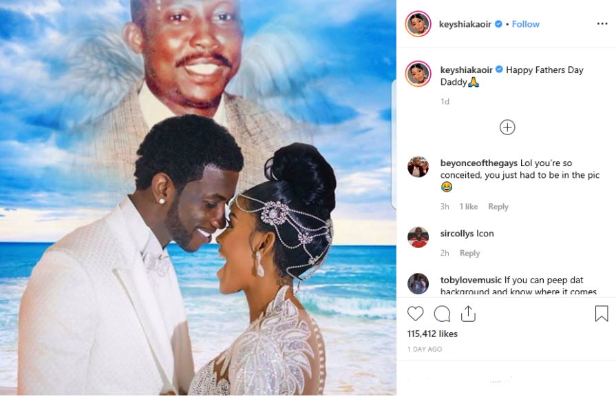 Fans Marvel Over Gucci Mane's Strong Resemblance to His Wife Keyshia Ka ...