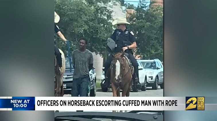 Galveston Police Issue Apology Over Photo Showing Horse-Mounted ...