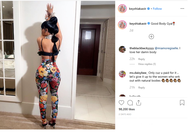 'Good Body Gyal': Keyshia Ka'Oir Sets Social Media on Fire with ...