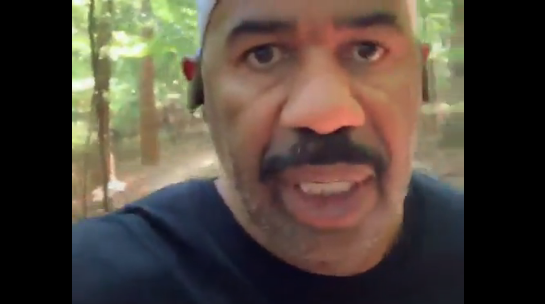 'I'm in These Damn Woods and I'm Probably Hungry': Steve Harvey Alerts ...