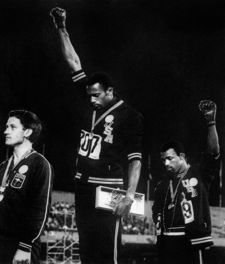 Iconic 1968 Mexico City Games Fist-Raisers Tommie Smith and John Carlos ...