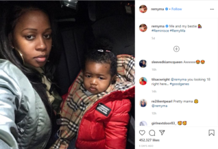 'She Looks Just Like You': Remy Ma Twins with 1-Year-Old Daughter and ...