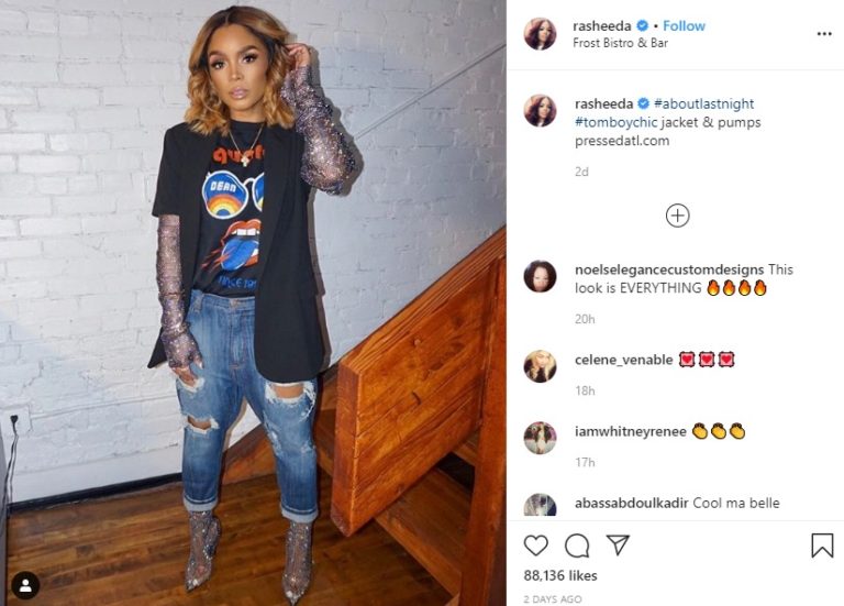 'Queen of Style': Rasheeda Frost Wows Fans With Chic Look
