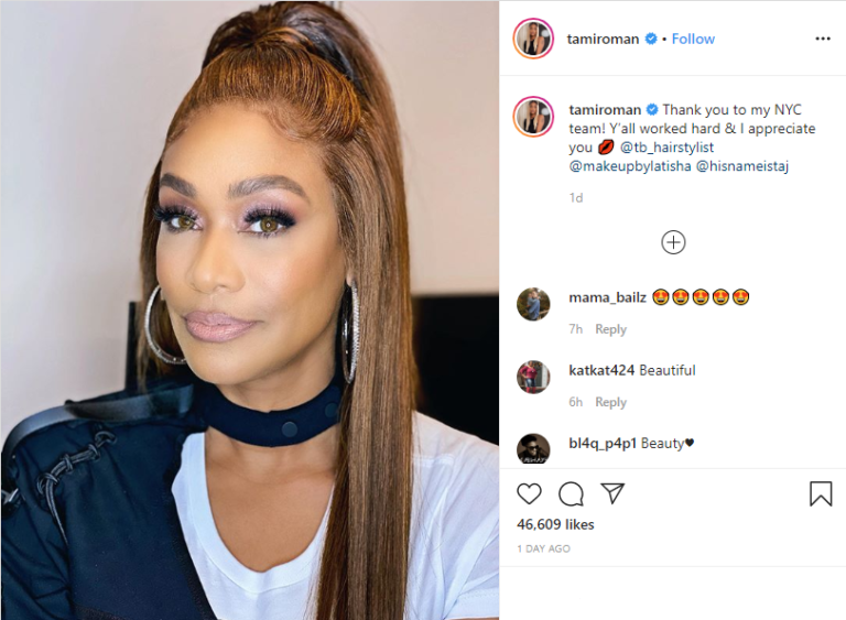 'You Look So Young': Tami Roman Fans Claim She Doesn't 'Look a Day Over ...