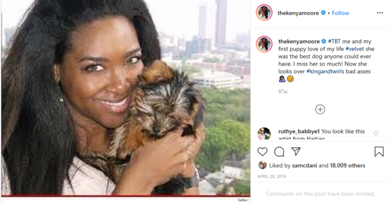 'Like She Just Stepped Off the Runway': Kenya Moore's Throwback Pic ...