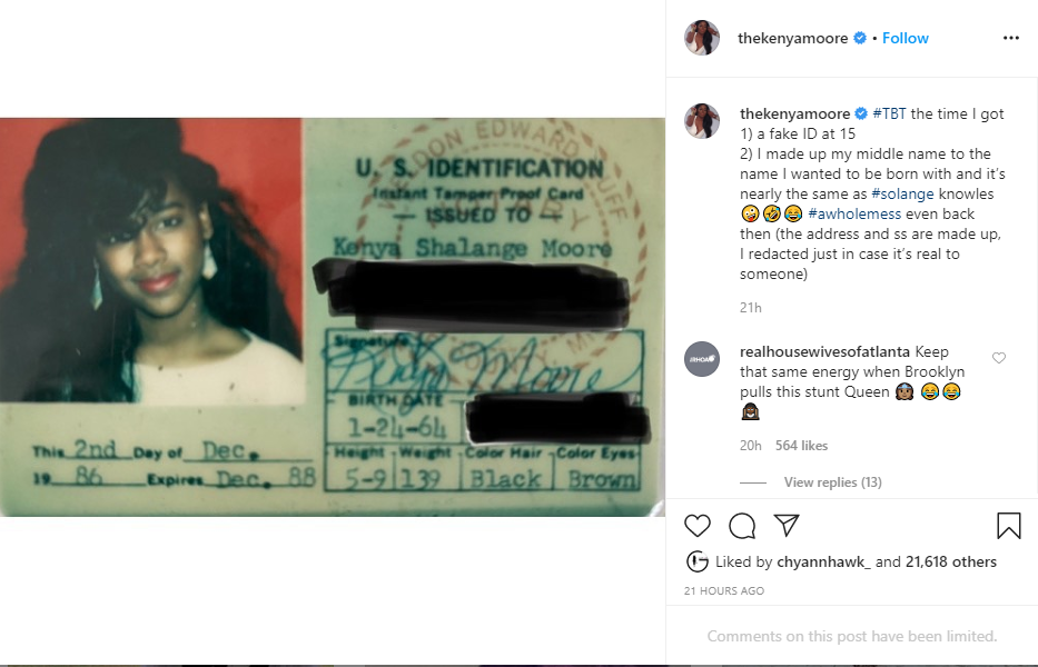 'Come Through Luscious Locks': Fans Gush Over Kenya Moore's Natural ...