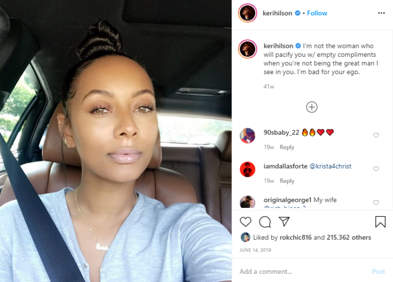 'You Are Glowing': Keri Hilson Shares The One Free Item Everyone Has To ...