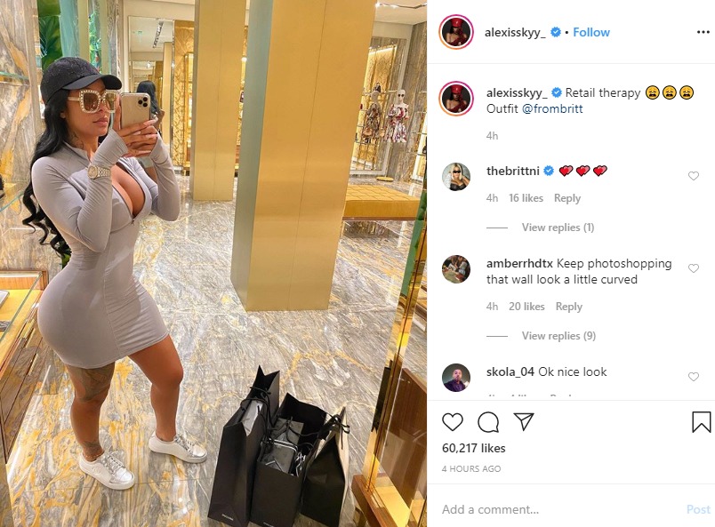 'Can I Marry U': Alexis Skyy Stuns Fans With Sexy Photo and Barely ...