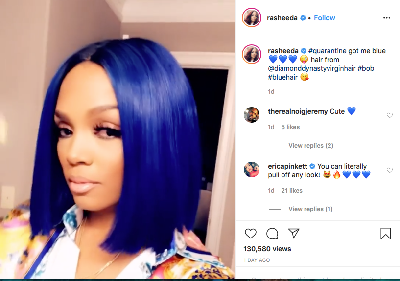 'Blue Suits You': Fans Rave Over 'LHHATL' Reality Diva Rasheeda Frost's ...