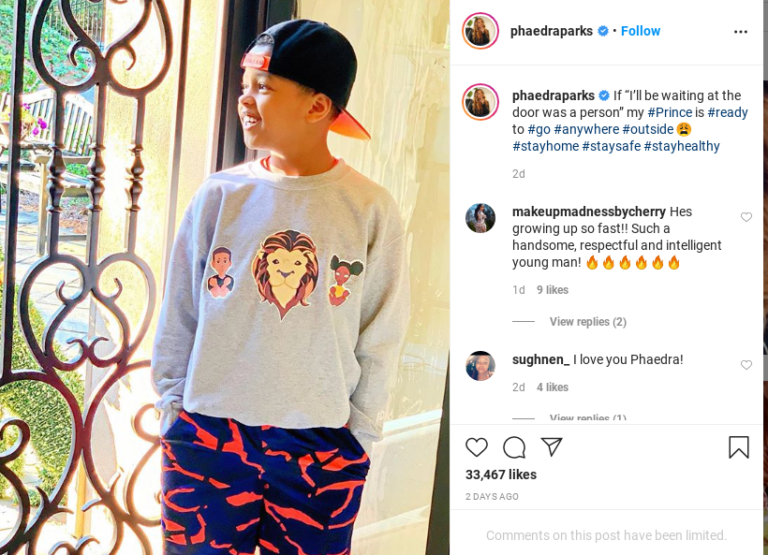 'Looking Like His Dad': Phaedra Parks' Post of Her Eldest Son Derails ...