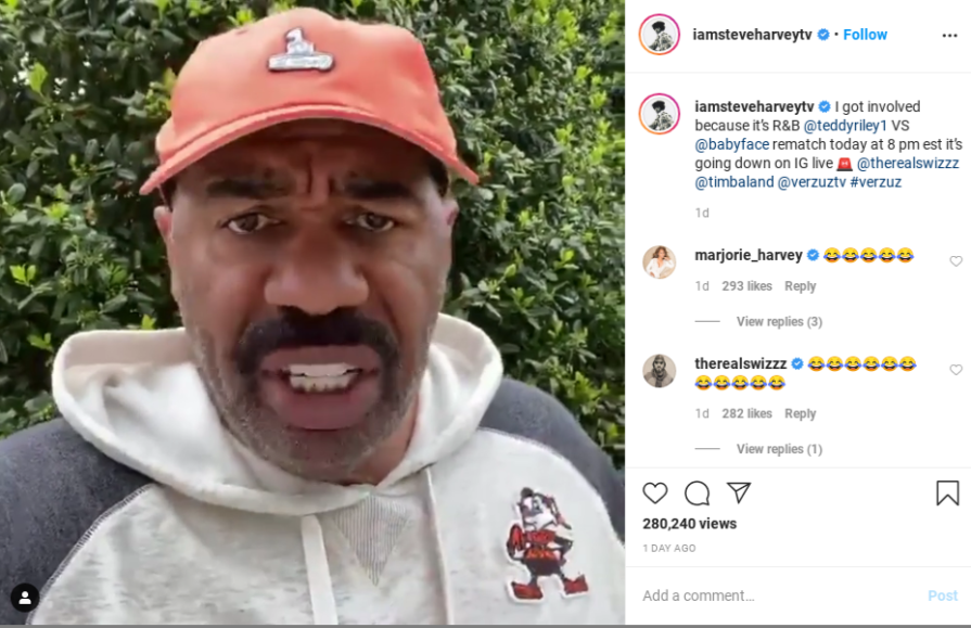 'Fix Your Mess': Steve Harvey Weighs In on Teddy Riley and Babyface ...
