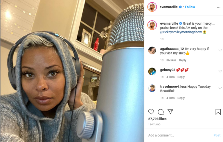 'Talk About Beautiful': Eva Marcille's Mesmerizing Eyes and Beauty ...
