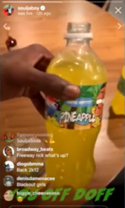 Soulja Boy Collabs with Exotic Pop for His Own Pineapple Soda