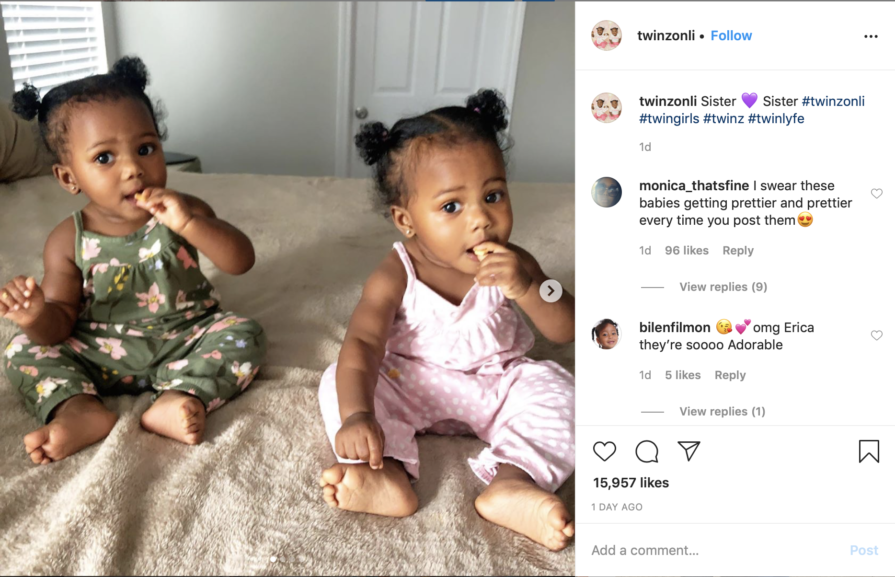'Double Beauty': Erica Dixon's Twin Daughters Receive Praises from Fans ...