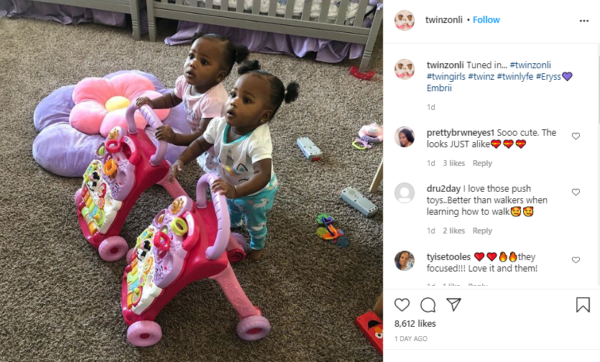 'Cuteness All Day Long': Erica Dixon's Twins Have Fans Gushing Over ...