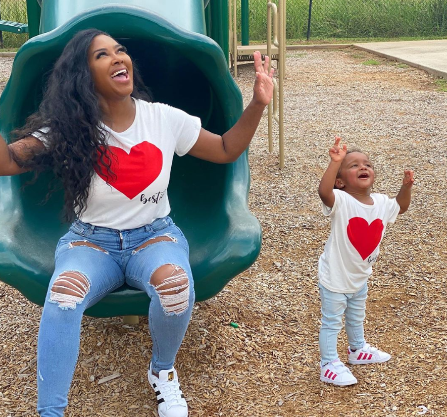 'The Happiest Child Ever': Kenya Moore's Nearly 2-Year-Old Daughter ...