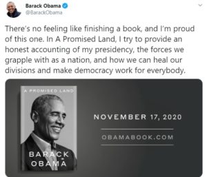Barack Obama Announces That First Volume of His Memoir 'A Promised Land ...