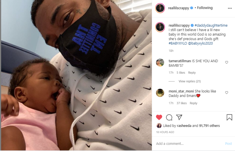 'That's Your Twin': Lil Scrappy Posts a Sweet Photo with His Infant ...