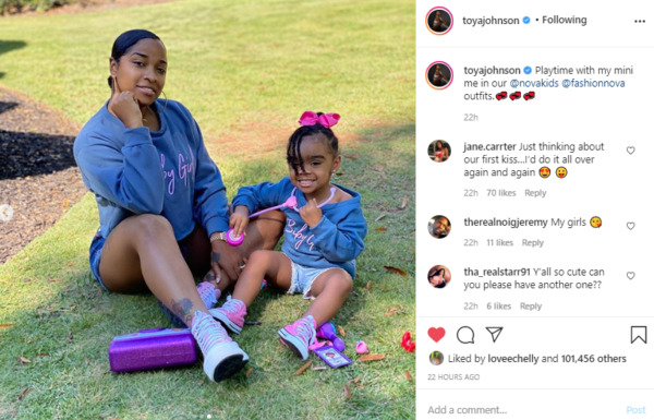 'On Point': Toya Johnson Sends Fans Swooning Over Her Twinning Snaps ...
