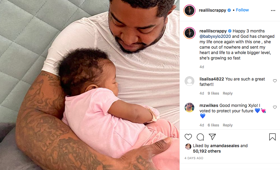 #DaddysGirl: Fans Gush Over Lil Scrappy's Photo with Baby Xylo