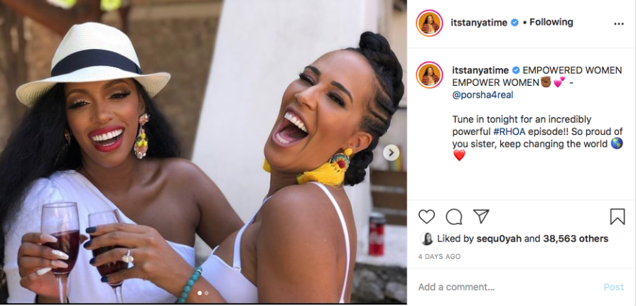 ‘A Classy Little Clap Back’: Tanya Sam Subtly Responds to Kenya Moore’s ...