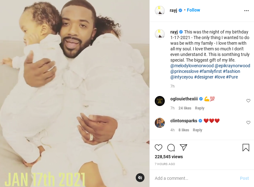 ‘All About the Kids’: Ray J Spends His 40th Birthday with Family, Says ...