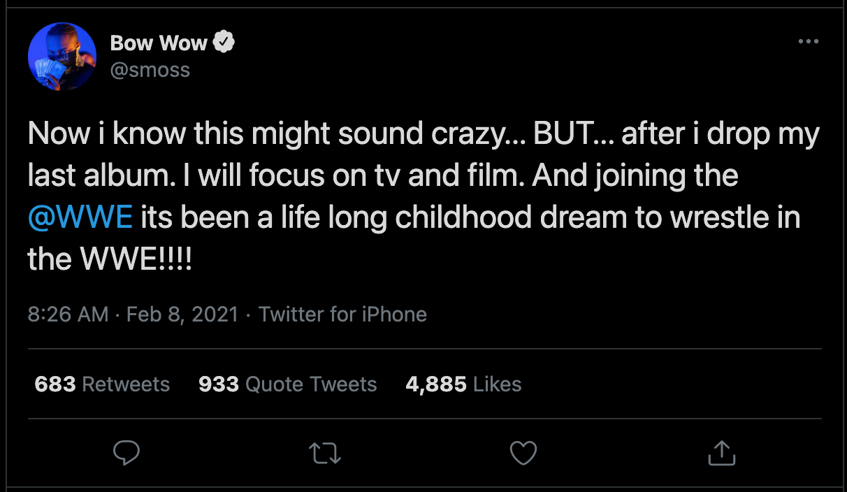 'Nobody Wants to See This Bruh': Fans Aren't Here for Bow Wow's ...