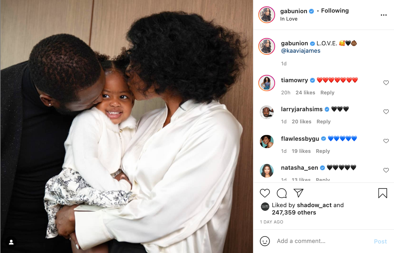 'We Love Smiling Kaav': Gabrielle Union and Dwyane Wade Cover Daughter ...