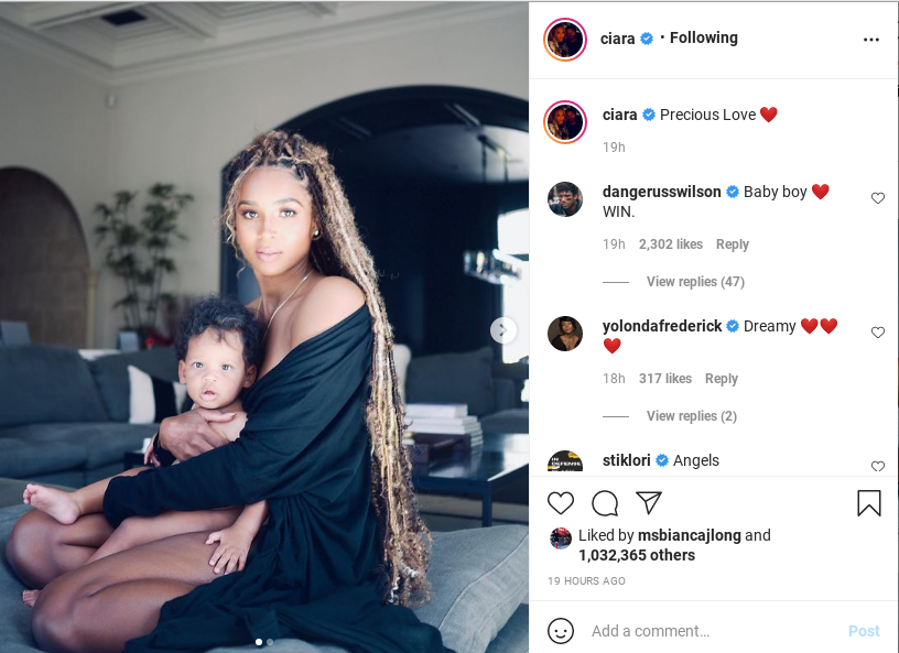 ‘Win Is the Cutest Baby’: Ciara Shares a Portrait with Her Youngest Son ...