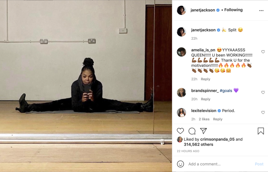 ‘My Legs Could Never’: Janet Jackson Shows Off Her Flexibility By Doing ...
