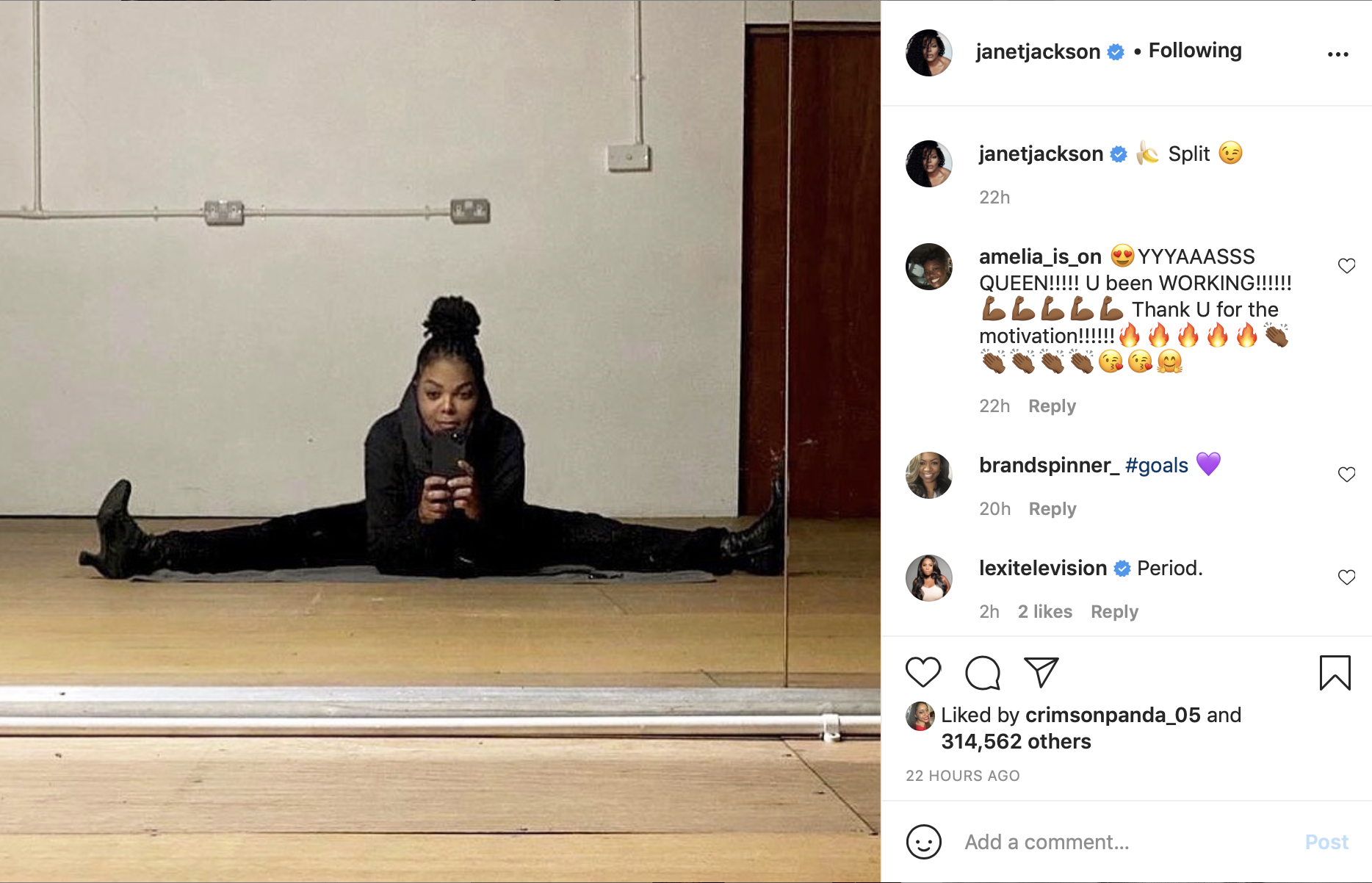 ‘My Legs Could Never’: Janet Jackson Shows Off Her Flexibility By Doing ...
