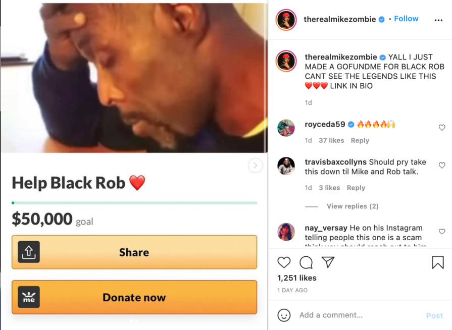 Black Rob Discharged from Hospital Following Distressing Video Clip