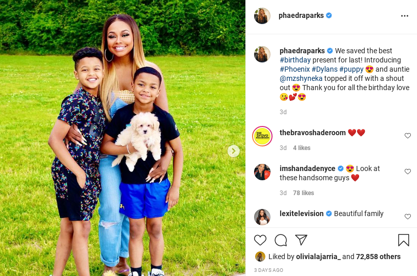 ‘Omg the Cutest Ever': Phaedra Parks’ Fans Swoon Over the Latest Image ...