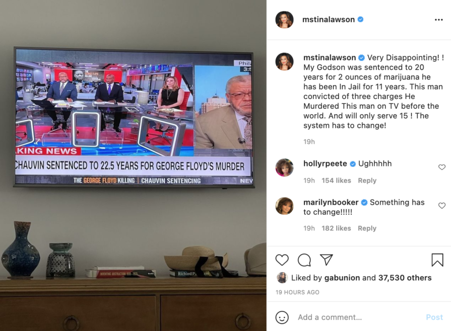 Tina Knowles-Lawson Speaks Emotionally About Derek Chauvin’s Sentencing ...