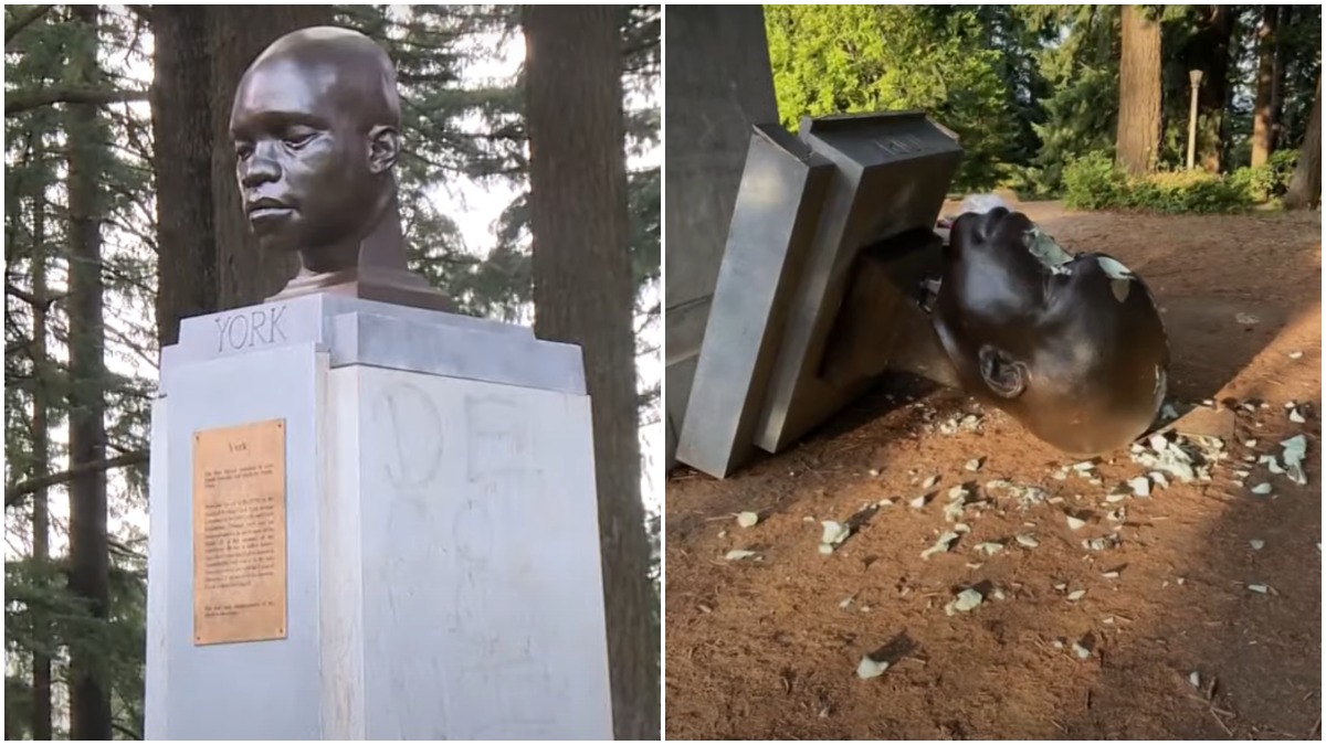 'Not Been a Surprise': Statue of Only Black Man on Lewis & Clark ...