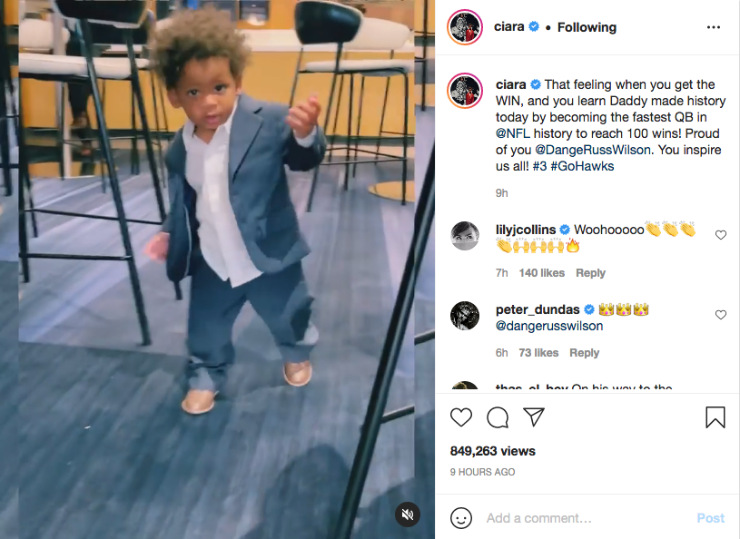 'Will You Look at That Lil Suit': Ciara Fans Get a Kick Out of Her Son ...