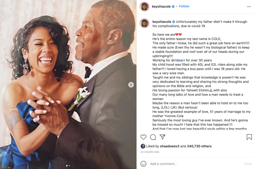 'He’s the Entire Reason My Last Name Is Cole': Keyshia Cole Shares ...